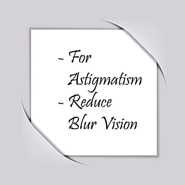 Toric Contact Lenses - Contact Lens Singapore